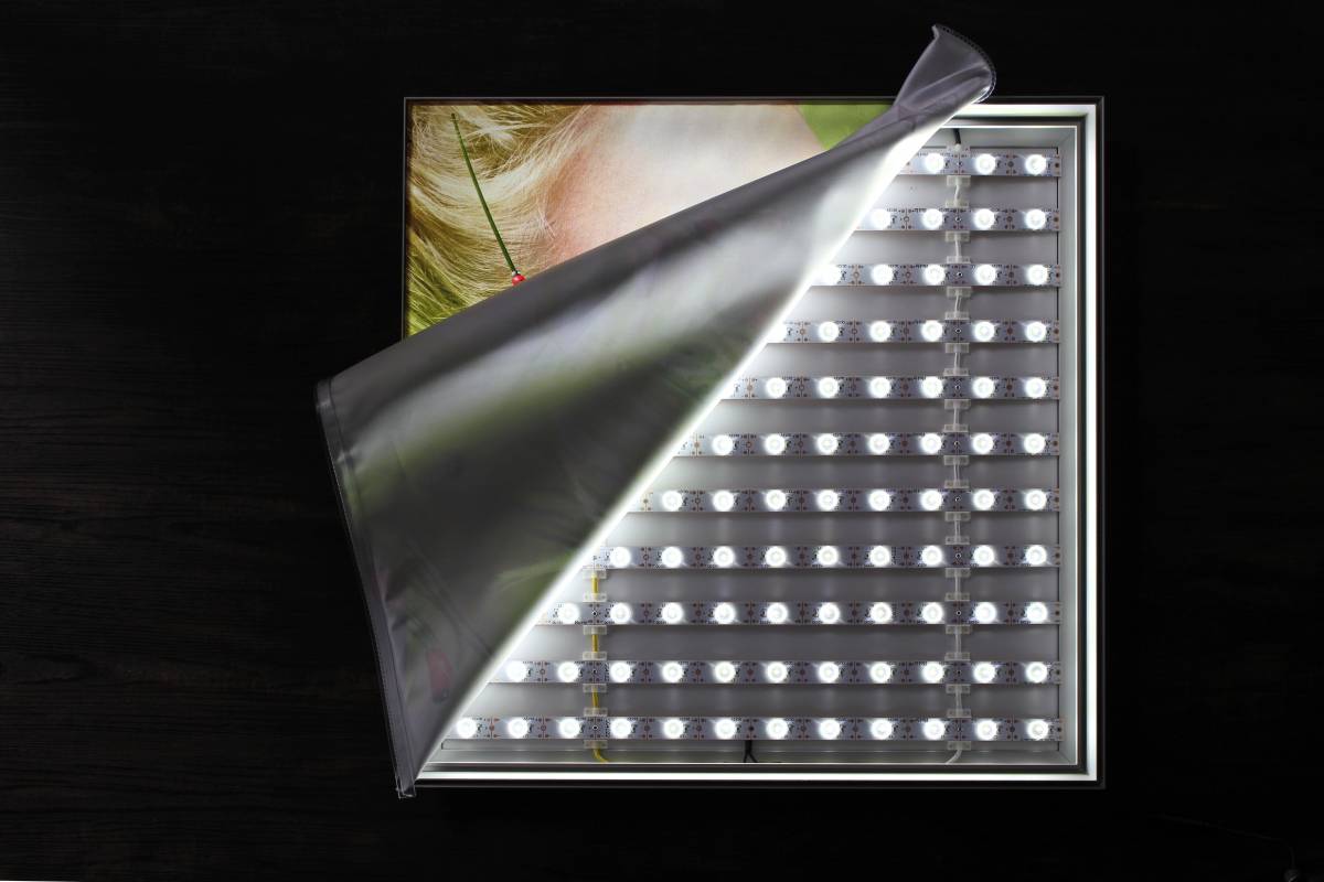 LED Textil Leuchtrahmen Starled 600x600mm mit Textildruck - |Led Textil ...
